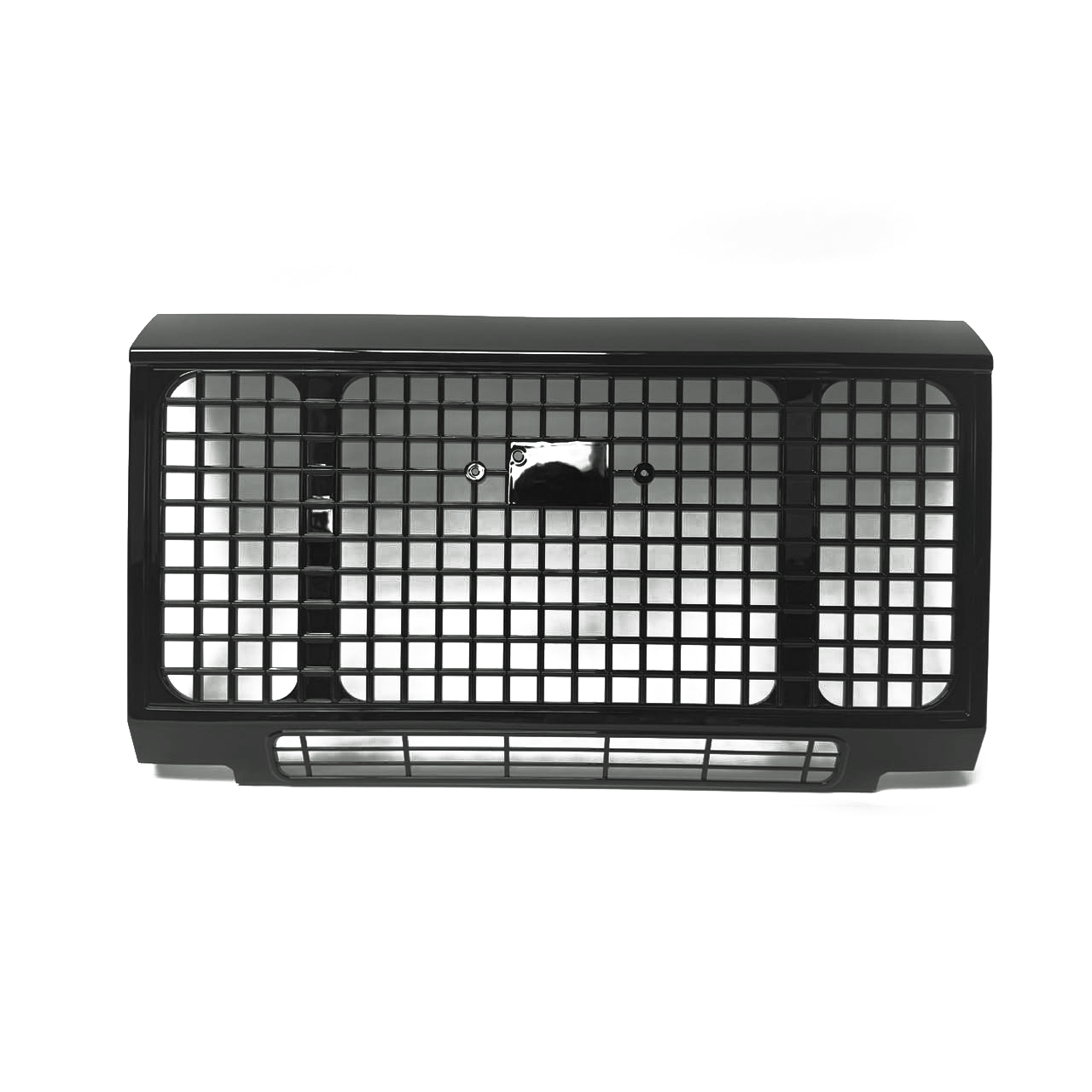 Heritage Style Front Grille For Land Rover Defender Gloss Black