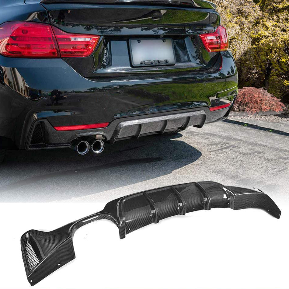BMW 4 Series Rear Diffuser Carbon Look | GBT-AUTOSTYLING